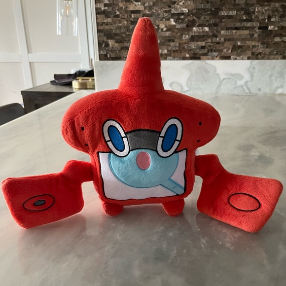 Pokemon | Toys | Pokemon Rotom Pokedex Plush Large Soft Toy Tomy ...